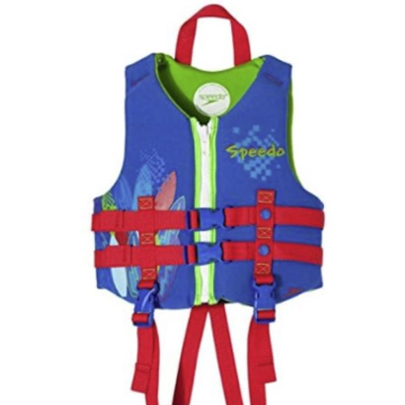 Speedo | Swim | Speedo Boys Blue Amp Red Surf Board Theme Neoprene Life ...